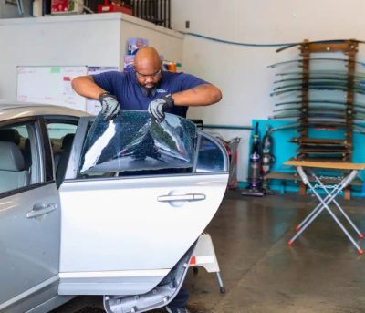 Passenger Side Rear Window Glass Replacement & Repair Dubai
